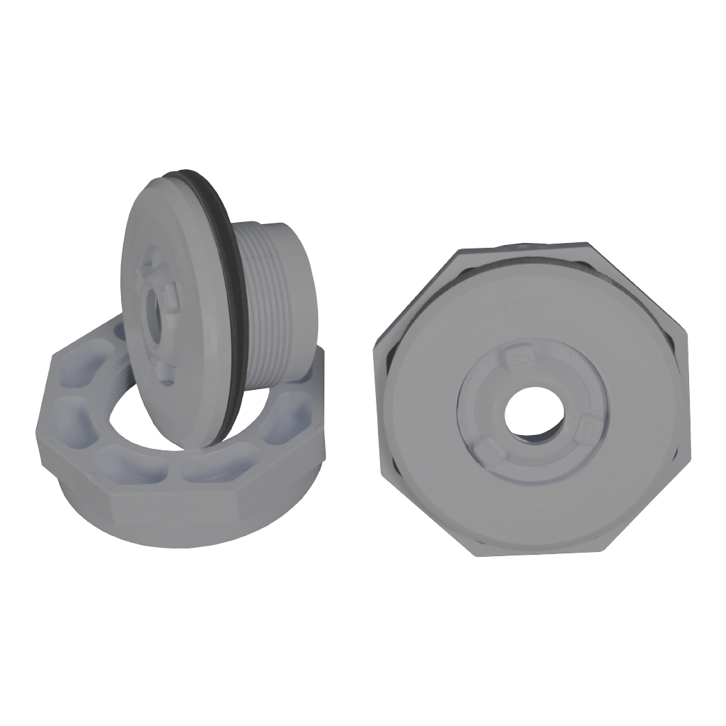 Carvin 94129533G Inlet Fitting 1.5" for Above Ground Pools, Grey, Set ...