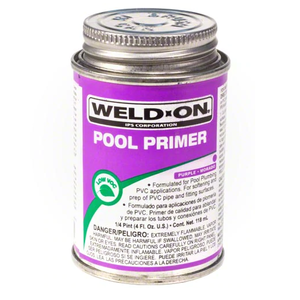 Weld-On P-70 1/4 Pint PVC and CPVC Primer Purple – Pool Parts Distributors