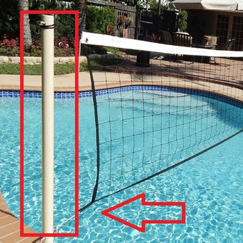 Saftron PA-VBP-AM-W Replacement Anchor Mount Volleyball Posts – Pool ...